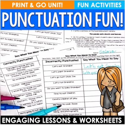 How to Make Grammar and Punctuation Fun - It's a Teacher Thing