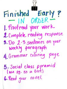 Great Tips for Success With Early Finisher Activities - It's a Teacher ...