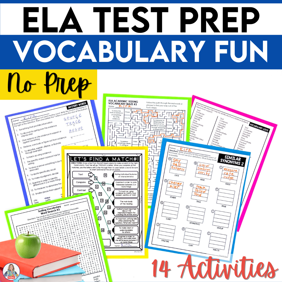 Test Prep Games for Review - It's a Teacher Thing